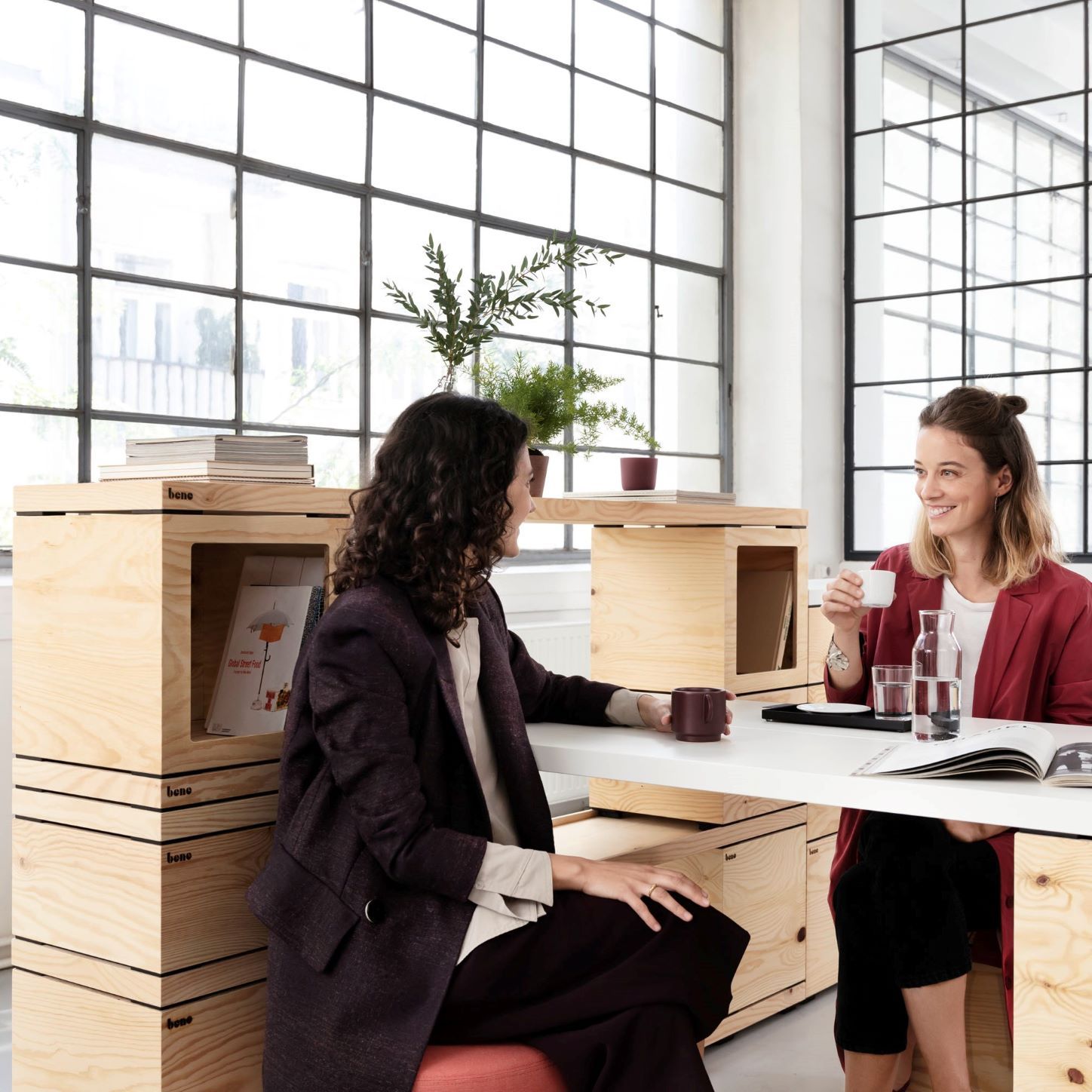 Pixel by bene - Arbeitstisch mit Regal | kasedia.store – Kasedia.store